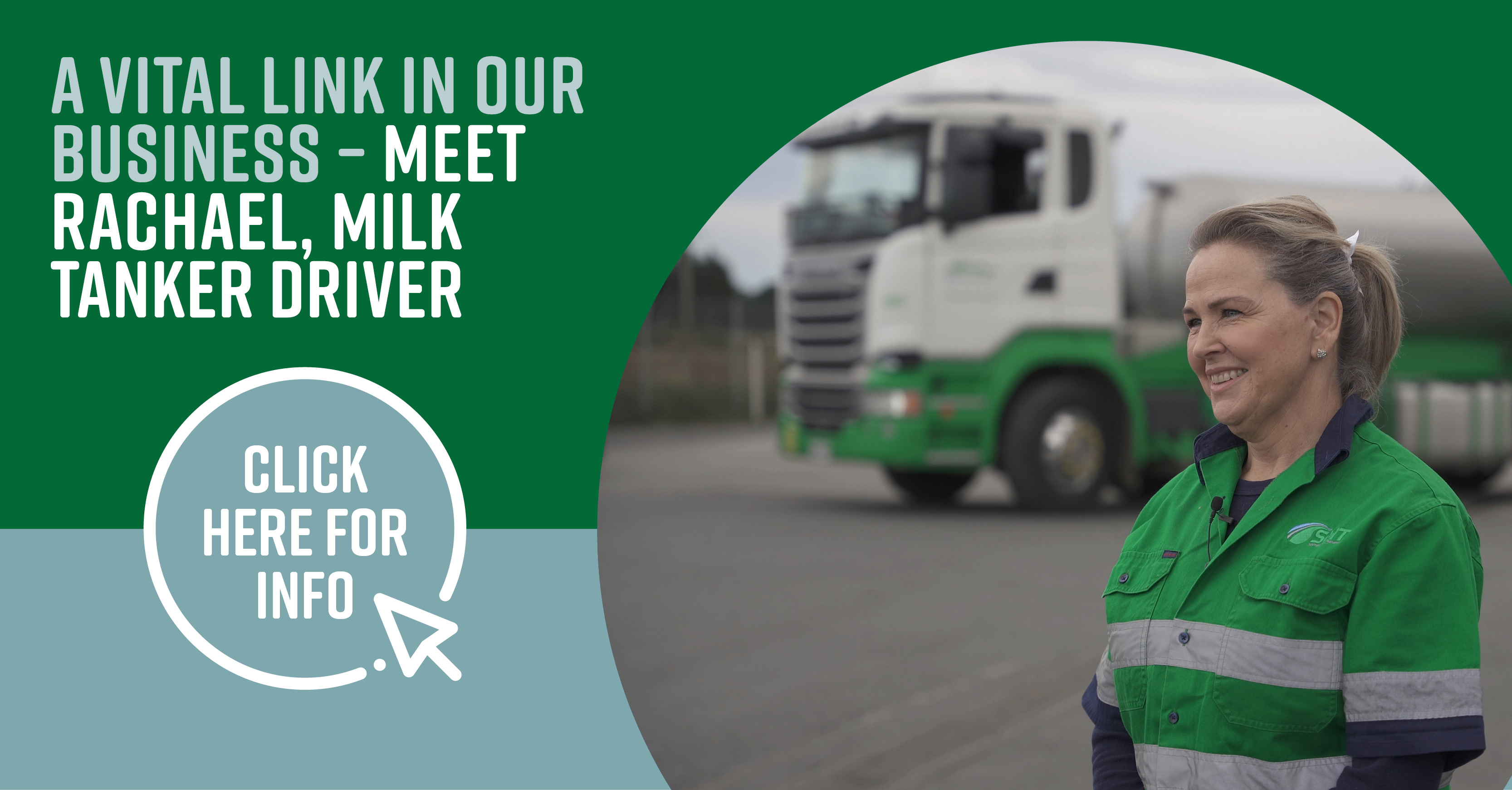 Meet Rachael – Open Country Milk Tanker Driver